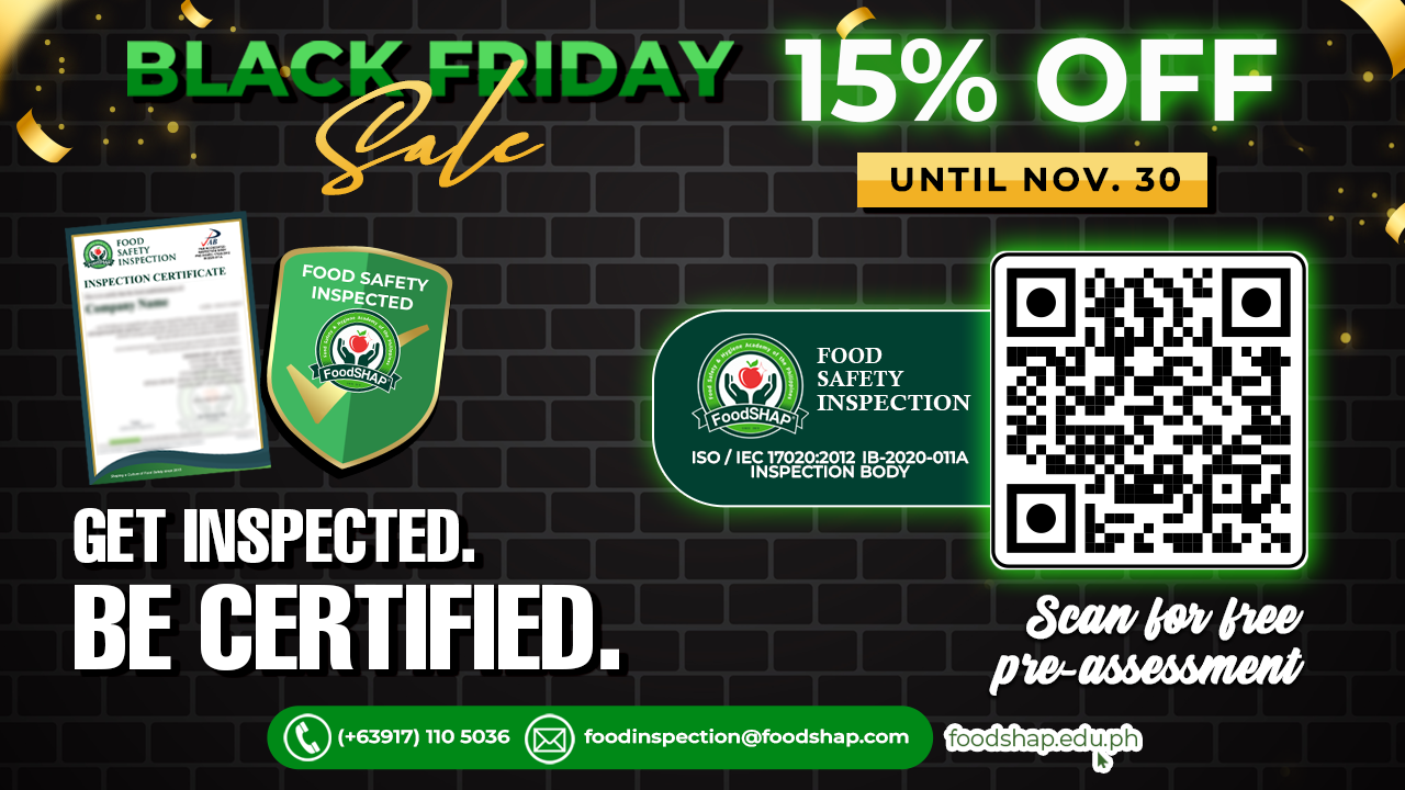 Inspection Register - Food Safety Training & Inspection